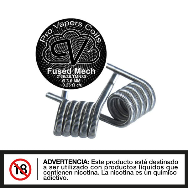 Pro Vapers Fused Mech Coil - Fifth Element Vap - Quintoelementovap.com